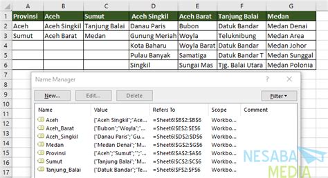 Cara Membuat Dropdown List Bertingkat Di Excel LENGKAP