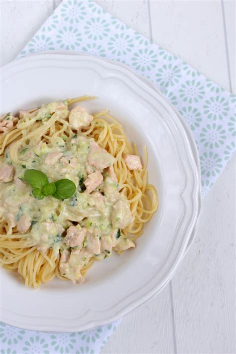 Spaghetti Mit Lachs Sahne Sauce