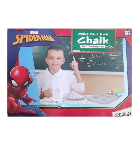 Skoodle Marvel Spider Man Make Your Own Chalk — Toycra