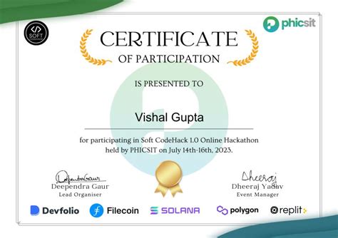 Vishal Gupta On Linkedin Softcodehack Hackathon Phicsit Gdscmmdu