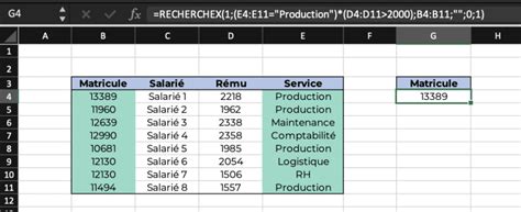 Fonction RECHERCHEX Excel Tutoriel Et Exemples 2023