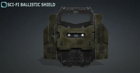 Sci Fi Ballistic Shield 3d Weapons Unity Asset Store