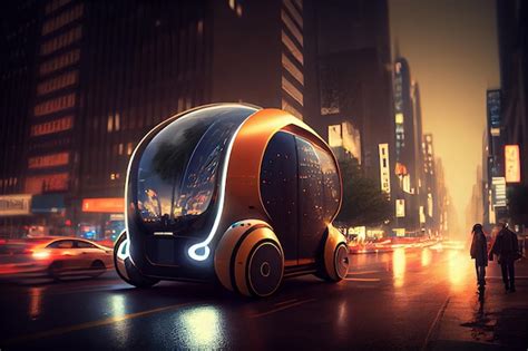 Premium Photo Autonomous Urban Future Revolutionizing City Mobility