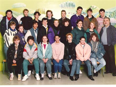 Photo De Classe 3ème De 1989 Collège Alfred Mézières Copains Davant
