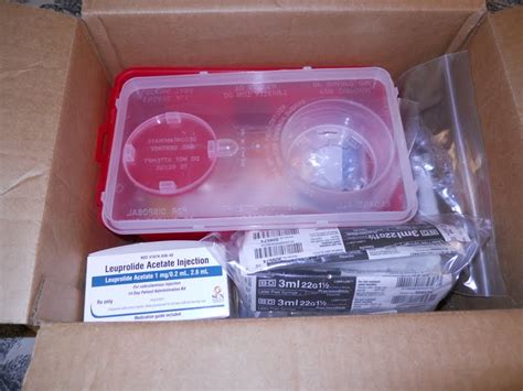 Box O Meds And First Lupron Injection