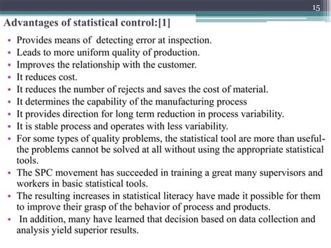 SPC Pptx STATISTICAL PROCESS CONTROL SPCC PPTX Mechanical And Industrial Engineering SPC Pptx STATISTICAL PROCESS CONTROL SPCC PPTX Mechanical And Industrial Engineering