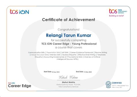 Relangi Tarun Kumar On Linkedin Ion Ion Careeredge Youngprofessional Communicationskills