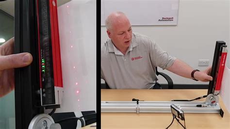 How To Align A 450l Safety Light Curtain Youtube