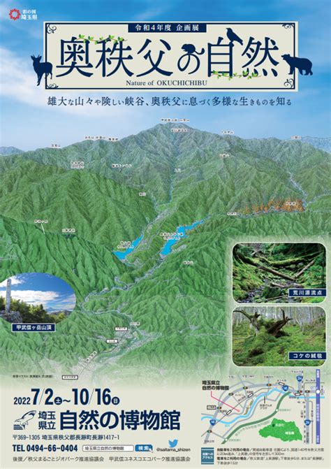 埼玉県立自然の博物館 On Twitter 「奥秩父の自然」、ついに最終日！！ 学芸員特製の「付加体」模型、秩父鉱山の鉱物標本、多様なコケ