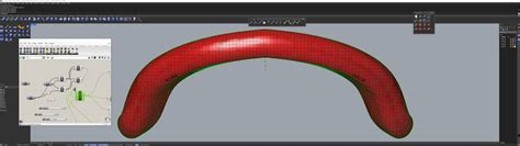 Split A Mesh In Half Amongst The Center Preserving Curvature Rhino