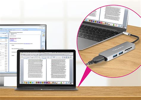 Best Buy Aluratek USB Type C Multimedia Hub And Card Reader With HDMI AUMC0302F