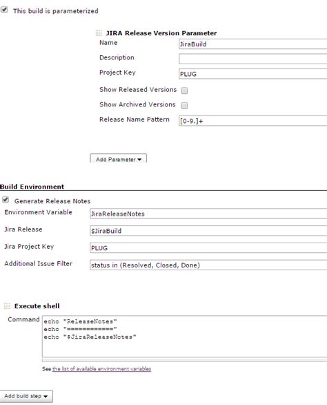 Jira Jenkins Plugin