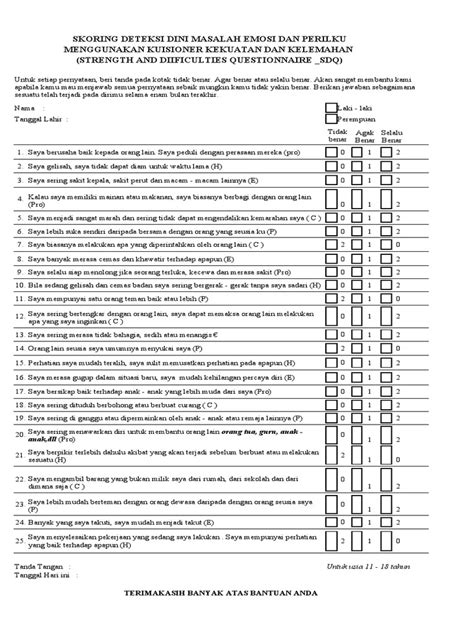 Format Skrining Jiwa Pdf