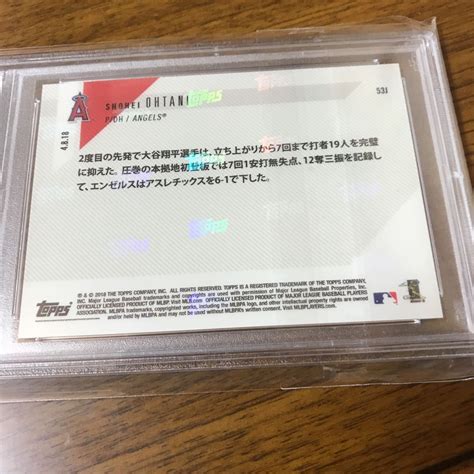 Yahooオークション Psa 10 Gem Mt 鑑定済 大谷翔平 Mlb ルーキー