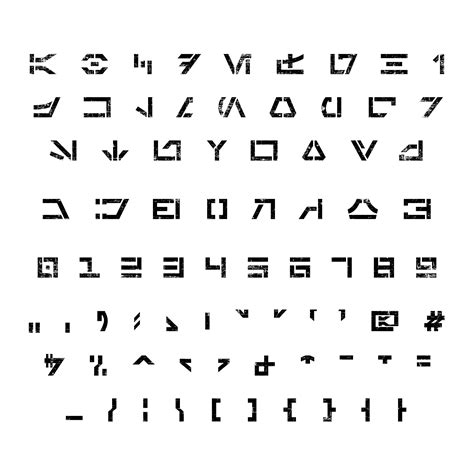 Aurebesh Deploy Star Wars Font Instant Download Personal Use Etsy