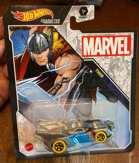 Hot Wheels Marvel X Men Storm Gambit Thor With Swinging Mjolnir