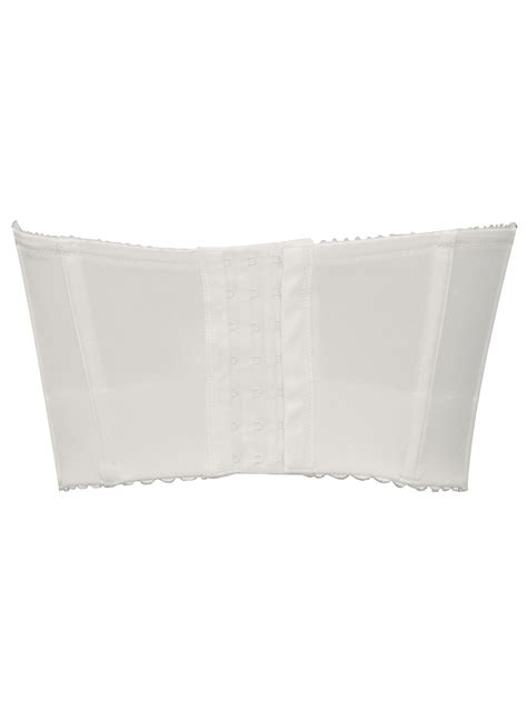 Elissa Strapless Contour Bustier Pearl White Hauteflair