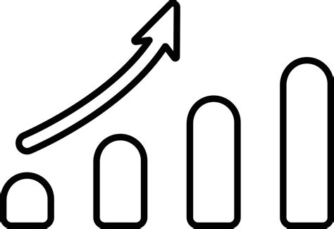Line Vector Icon Analytics Bar Chart Outline Vector Icon On White Background 21537254 Vector