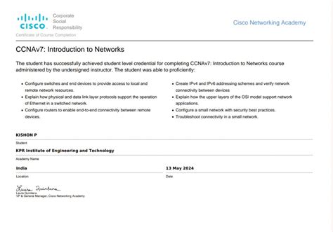 Kishon P On Linkedin Cisco Networking Learning Mentorship Kpriet