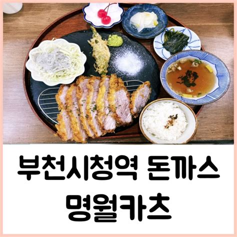부천시청역 돈까스 명월카츠 부천시청점 고급진 겉바속촉 특로스카츠 히레카츠 네이버 블로그