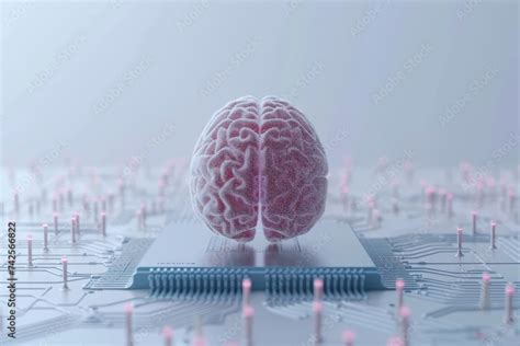 Ai Brain Chip On Artificial Intelligence Neurological Human Ii Vi Semiconductor Mind Circuit