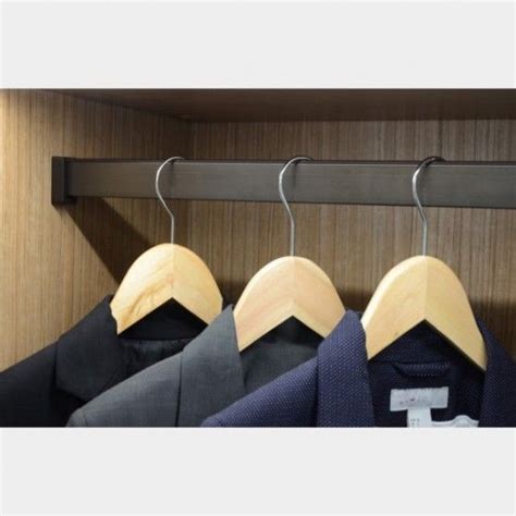 Ebco Wrf Br1 Wardrobe Rail Fittings Rectangular Bracket Brown