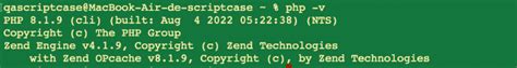 Installing Php 81 Macos Scriptcase Low Code Documentation