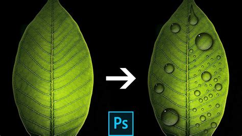 Create Realistic Water Drop In Photoshop Photoshop Water Drop Effect