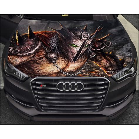 Vinyl Car Hood Wrap Full Color Graphics Decal Spawn Sticker Inspire