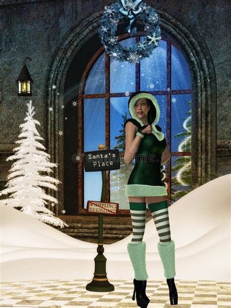 Santas Helper Stock Illustration Illustration Of Christmas 226381662