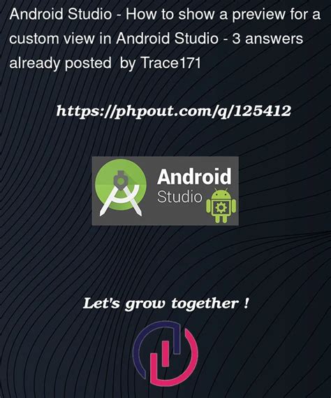 Android Studio How To Show A Preview For A Custom View In Android