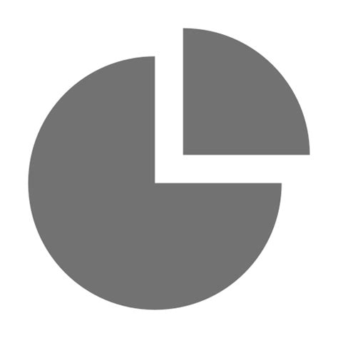 Pie Chart Generic Grey Icon