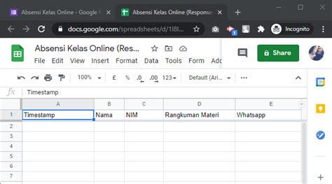 Menghubungkan Google Form Dengan Whatsapp