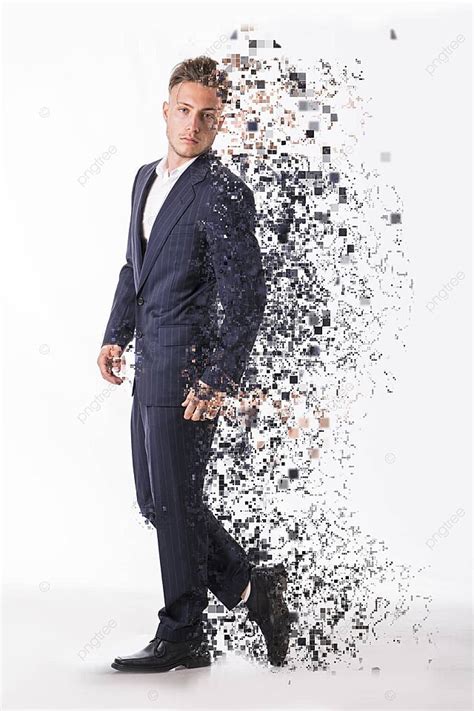 A Contemporary And Attractive Young Businessman With A Diffusion Effect
