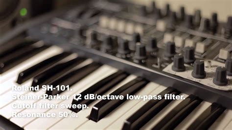 Analog Synth Filter Test Youtube