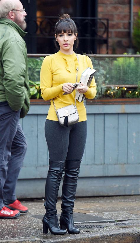 Roxanne Pallett In Tights Out In London 23 Gotceleb