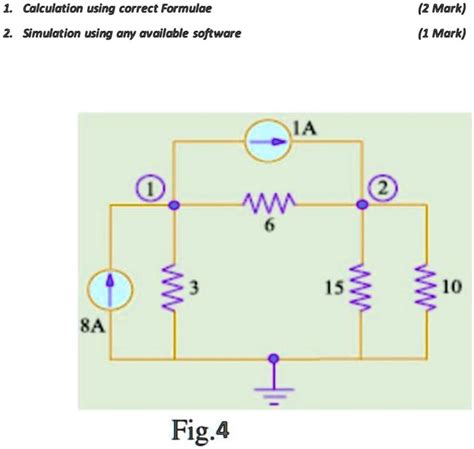 Solved Calculation Using Correct Formulae Mark Simulation Using