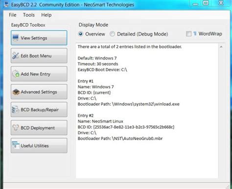 Can Easybcd Enable Dual Boot Of Win7opensuse Across Two Ssds