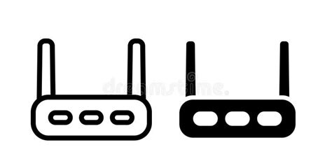 Illustration Vector Graphic Of Router Icon Template Stock Illustration