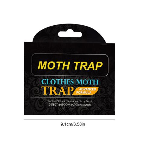 6pcs Moth Pheromone Trap Non Toxic Paste Sticky Glue Trap Safe For