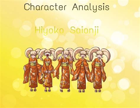 Character Analysis Hiyoko Saionji Danganronpa Amino