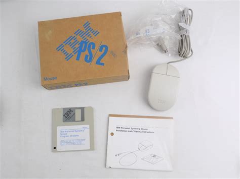Ibm 2 Button Mouse Ps2 Boxed Pc Starboard Games