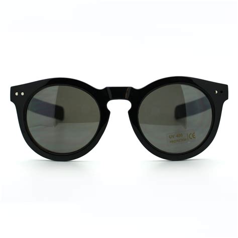 Retro 20s Style Italian Design Keyhole Horn Rim Sunglasses Ebay