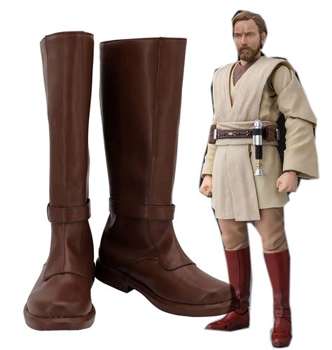 Star Wars Jedi Kenobi Cosplay Shoes | Star wars shoes, Cosplay shoes ...
