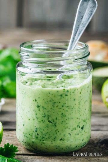 Salsa De Cilantro Y Ajo Mayonesa Saludable Fácil Y Casero