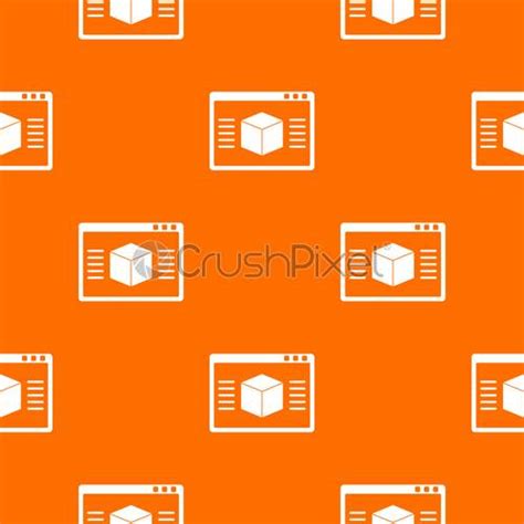 3d Model Pattern Seamless Stock Vector 4611248 Crushpixel