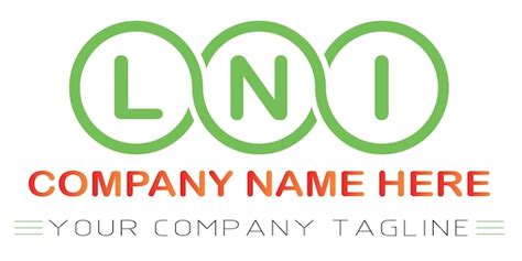 Premium Vector Lni Letter Logo Design