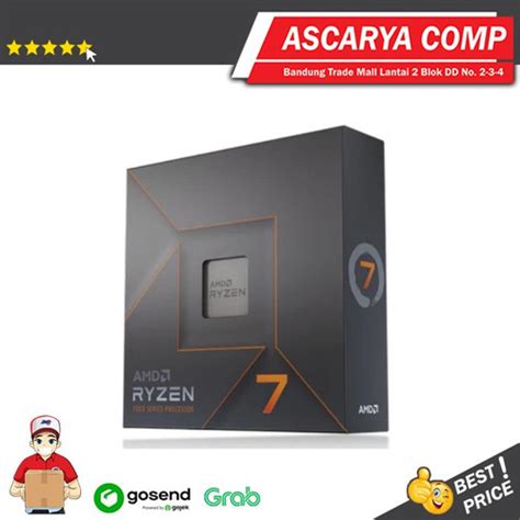 Jual AMD Ryzen 7 7700X Desktop Processor Ryzen 7 7000 Series 8 Core AM5 Kota Bandung