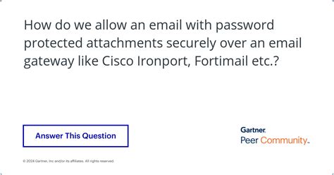 How Do We Allow An Email With Password Protected Attachments Securely Over An Email Gateway Like