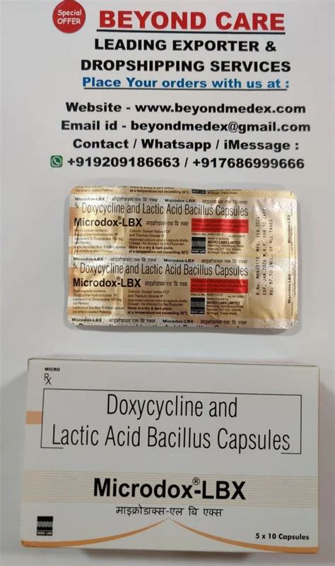 Doxycycline And Lactic Acid Bacillus Microdx Lbx At ₹ 200box Lalganj